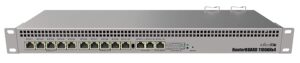 mikrotik routerboard rb1100ahx4 13x gigabit ethernet ports router maximum throughput of up to 7.5gbit