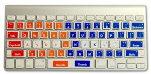 learn to type keyboard stickers touch typing for kids and adults easily applied to all keyboards