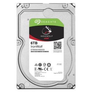 seagate st6000vn0033 iron wolf multimedia server storage 6tb internal hard drive 3.5" - sata