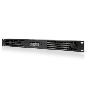 ac infinity cloudplate t1-n, rack mount fan panel 1u, intake airflow, for cooling av, home theater, network 19” racks