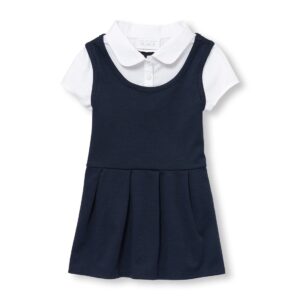 the children's place baby girl's sleeveless casual dresses dress, tidal, 4t