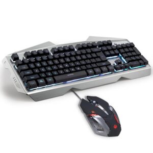 pawhits rgb backlit gaming keyboard and mouse combo usb wired membrane keyboard slight flaw