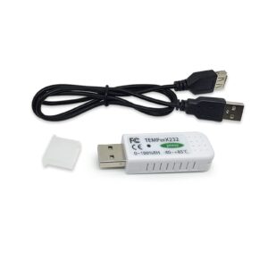 pcsensor usb temperature humidity meter with external probe for linux rs232 secondary development email alarm(temperx232)