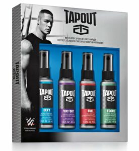 various tapout men's body spray 4 piece set