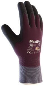 maxidry zero pip - maxiflex - zero - 56-451 - medium 56-451 cold condition work glove with thermal lining and full double-dipped nitrile coating (1, medium)