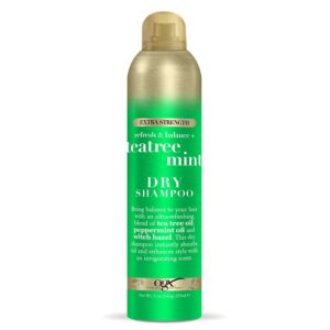 ogx refresh balance + dry shampoo 64071, tea tree mint, 5 ounce, 235ml