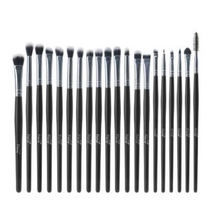 msq eyeshadow brushes set 20pcs makeup eye brushes eyeshadow blending brush eyebrow eyeliner lip brush beauty brushes-black