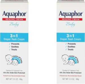 aquaphor baby diaper rash cream, 3.5 ounce (2 pack)