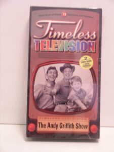 timeless television---the andy griffith show---vhs video tape