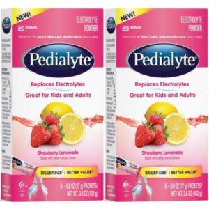 pedialyte strawberry lemonade 17 gram powder.6 ounce (6-2 pack)