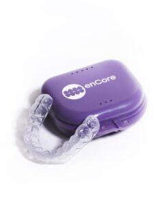 encore - custom soft dental night guard/mouth guard (one guard) for protection against teeth grinding/clenching/bruxism (upper or lower)