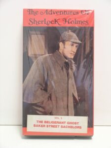 the adventures of sherlock holmes----starring ronlad howard---vol. 3 vhs video tape