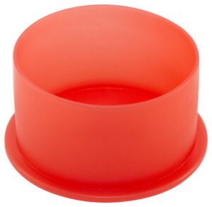 caplugs zpn8q1 plastic push-on npt cap to cap thread size 1/2" pn-8, pe-ld, to cap thread size 1/2", red (pack of 50)