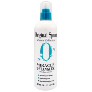 original sprout miracle detangler, leave-in conditioner treatment for all hair types, 12 oz. bottle