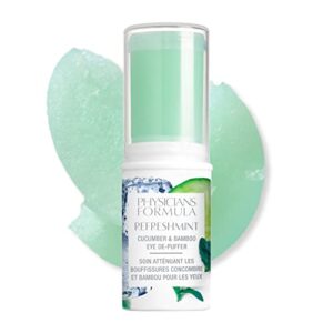 physicians formula refreshmint cucumber & bamboo eye de-puffer stick | under eye cream for dark circles and puffiness | dermatologist tested