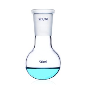 deschem 50ml,24/40,1-neck,round bottom glass flask,single neck,laboratory boiling bottle