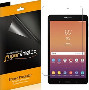 supershieldz (3 pack) designed for samsung galaxy tab a 8.0 inch (2017) (sm-t380) screen protector, high definition clear shield (pet)