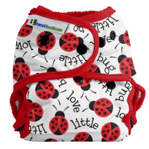 best bottom little love bug cloth diaper shell-snap | reusable diapers shell made of durable waterproof materials | eco-friendly washable diapers saves you money from disposable diapers | pul fabric