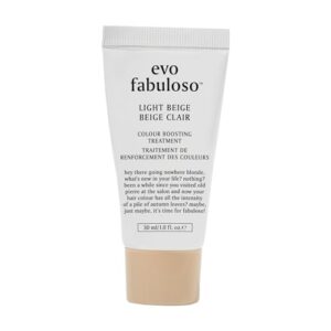 evo fabuloso light beige color depositing conditioner - helps maintain color depth, tone & shine - travel size, 30ml / 1.01fl.oz