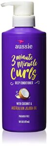 aussie 3 minute miracle curls deep conditioner, 16 ounce (pack of 6)