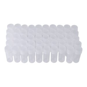 5ml plastic sample bottles, 50 pcs small clear bottle, scientific plastic test tubes screw top tube vial clear seal