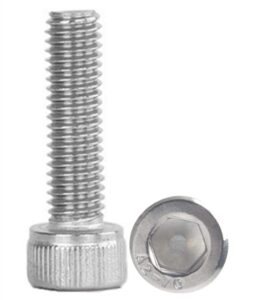 m3 x 20mm socket head cap screw, full thread,304 stainless steel hex socket cap bolts 100pcs