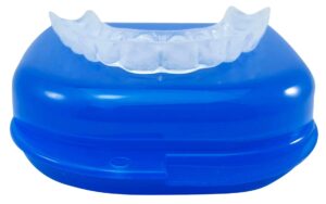 thin slim soft custom teeth night guard - teeth grinding - teeth clenching dental guard - slim thin fit for small mouth - great for day or night use - for upper teeth - bruxism mouth guard