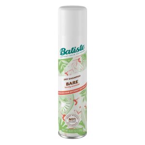 batiste dry shampoo, bare fragrance, 200ml 120g (pack of 3)