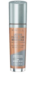 rimmel lasting 25 hr breathable (long wear foundation) , natural beige,1floz