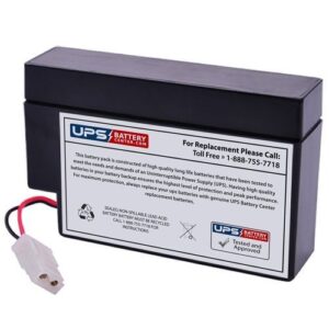 12v 0.8ah wl - replacement battery for powersonic ps-1208wl by upsbatterycenter