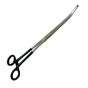 german stainless curved forceps, hemostat forceps clamp 10" (cynamed brand)