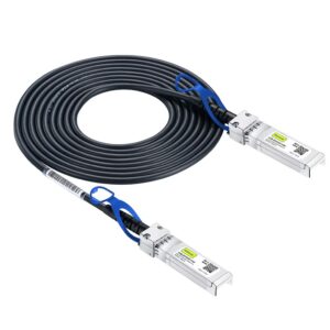 10gtek 25g sfp28 sfp+ dac cable - 25gbase-cr sfp28 to sfp28 passive direct attach copper twinax cable for cisco sfp-h25gb-cu3m, ubiquiti uc-dac-sfp28, supermicro and more, 3-meter(10ft)