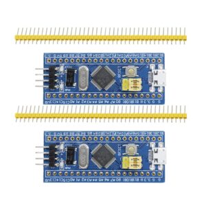 aideepen 2pcs 40pin stm32f103c8t6 arm stm32 swd minimum system board micro usb development learning board module