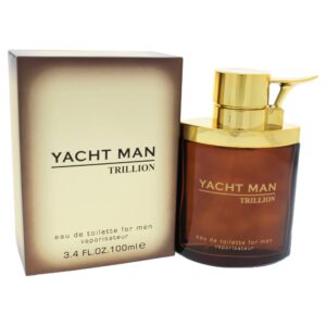 myrurgia myrurgia yacht man trillion by myrurgia for men - 3.4 ounce edt spray, 3.4 ounce