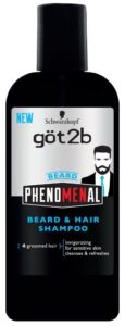 got2b phenomenal beard and hair shampoo, 8.4 ounce