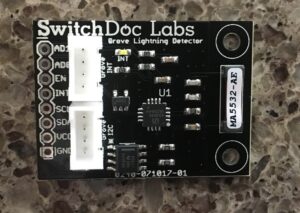 switchdoc labs the thunder board - i2c lightning detector with grove connectors