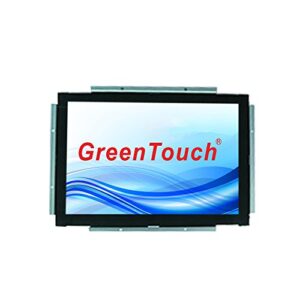 greentouch 15 inch open frame touch monitor infrared touch technology with vga and dvi