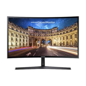 2018 samsung cf396 series super slim curved 27-inch full hd 16:9 led-backlit monitor with amd freesync, 1080p, 60hz, 4ms, game mode, eye saver mode, vesa mount, hdmi, vga, black