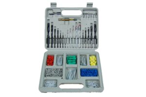 official rotorazer professional 310-piece contractor's drill bit set for bits, screws and parts for screwdrivers, saws, drills, wood, walls, metal and plastic as seen on tv