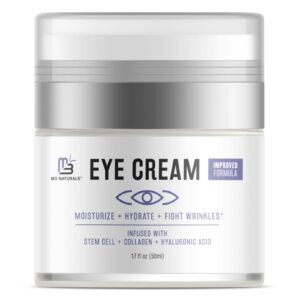 m3 naturals anti-aging eye cream for dark circles and puffiness with collagen hyaluronic acid & fruit stem cell fight eye bags fine lines puffiness under eye & wrinkles