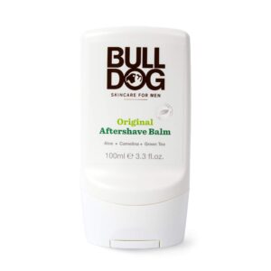 bulldog men's skincare and grooming original aftershave balm, 3.3 fl. oz.