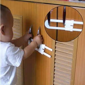 sourban child safety cabinet locks sliding u shaped baby proof cupboard kitchen lock