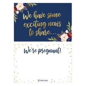 25 navy pregnancy announcement card set were expecting baby surprise having birth reveal only best friends get promoted to auntie aunt uncle grandpa grandma grandparent sister brother family dad mom