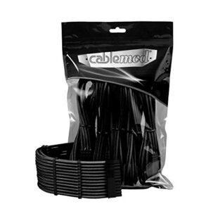 cablemod pro modmesh sleeved cable extension kit (black)