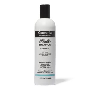 generic value products gentle moisture shampoo compare to 10 miracle moisture shampoo