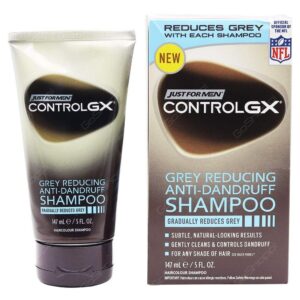 3x just for men control gx grey reducing anti-dandruff shampoo