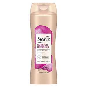 suave professionals shampoo for fine to flat hair rose oil infusion volumizing shampoo 12.6 oz