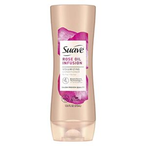 suave professionals conditioner for fine to flat hair rose oil infusion volumizing conditioner 12.6 oz