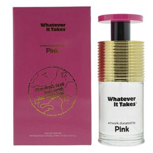 whatever it takes pink eau de parfum spray, 3.4 ounce