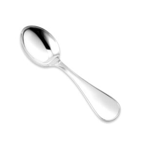 sterling silver baby spoon wide keepsake engraveable plain